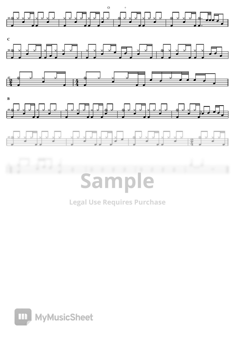 이승철 서쪽하늘 نوتة by COPYDRUM