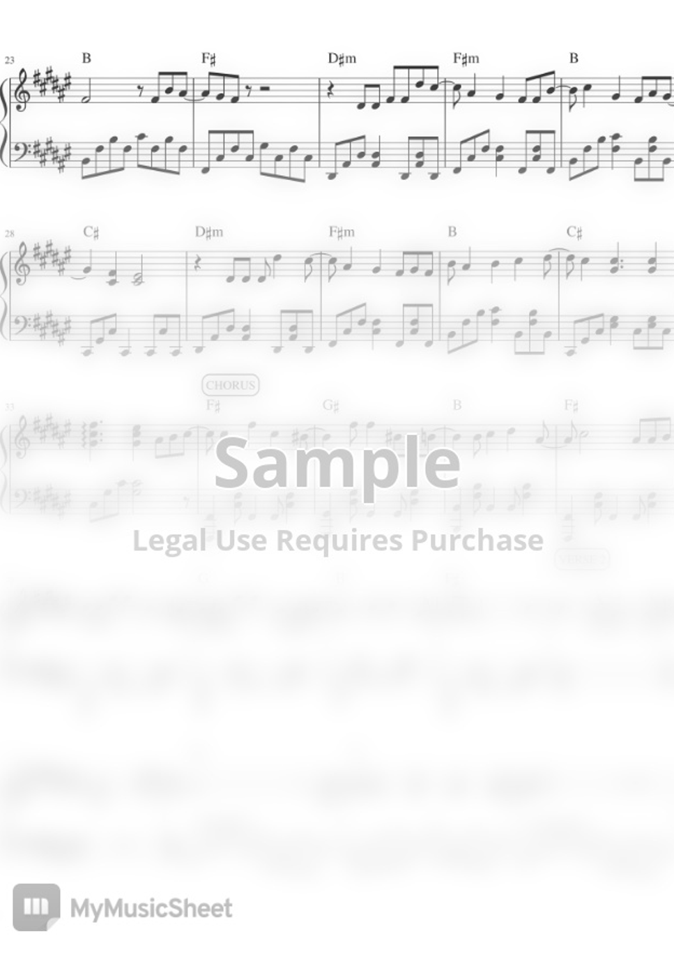 Eraserheads - Ang Huling El Bimbo (piano sheet music) by Mel's Music Corner 樂譜