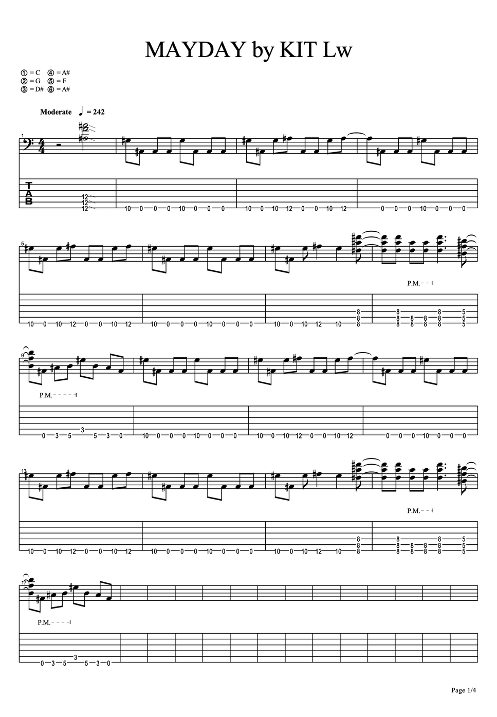 coldrain - MAYDAY by KIT Lw Hoja