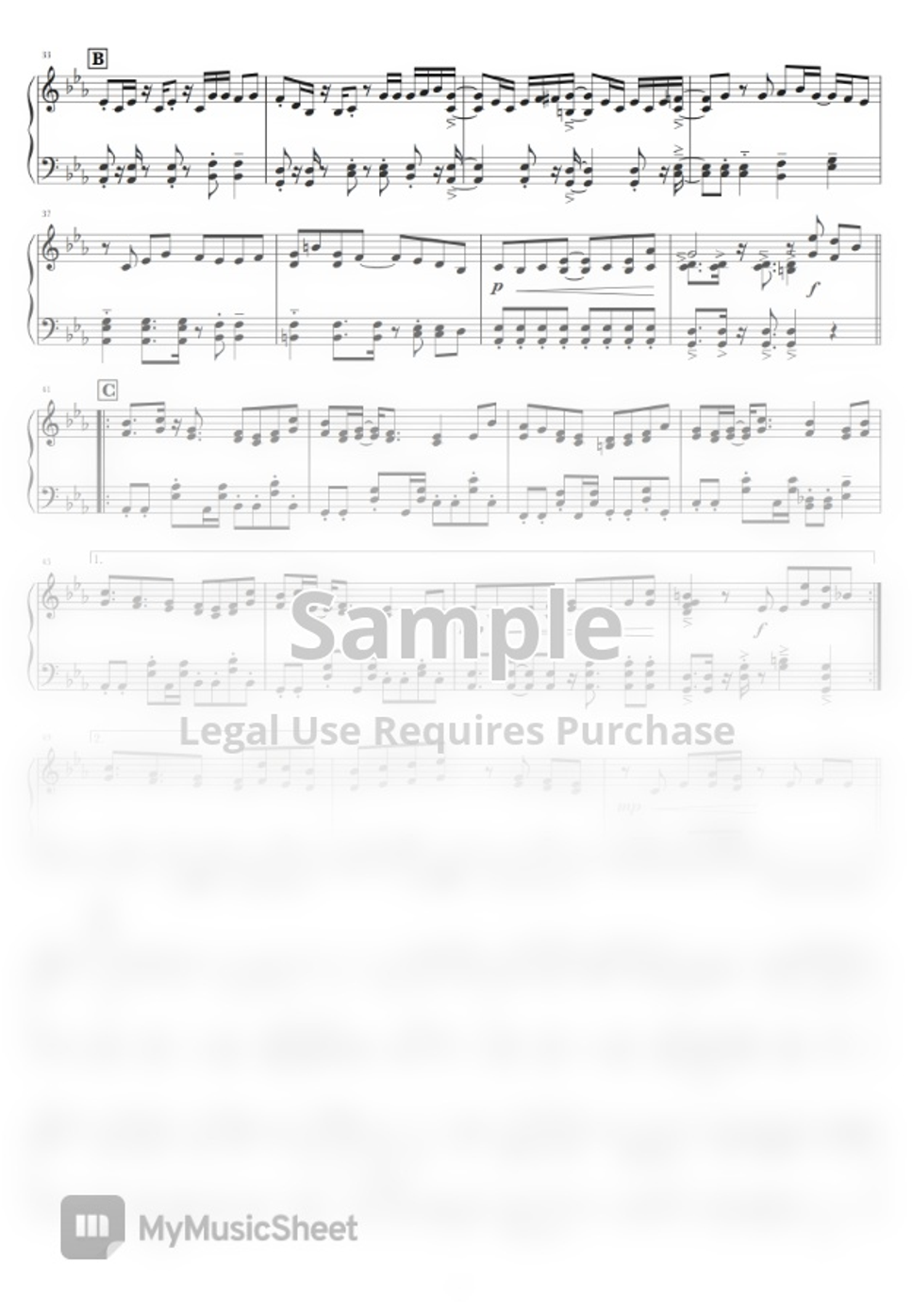 YOASOBI - 夜に駆ける by Eri Nagayama Sheet