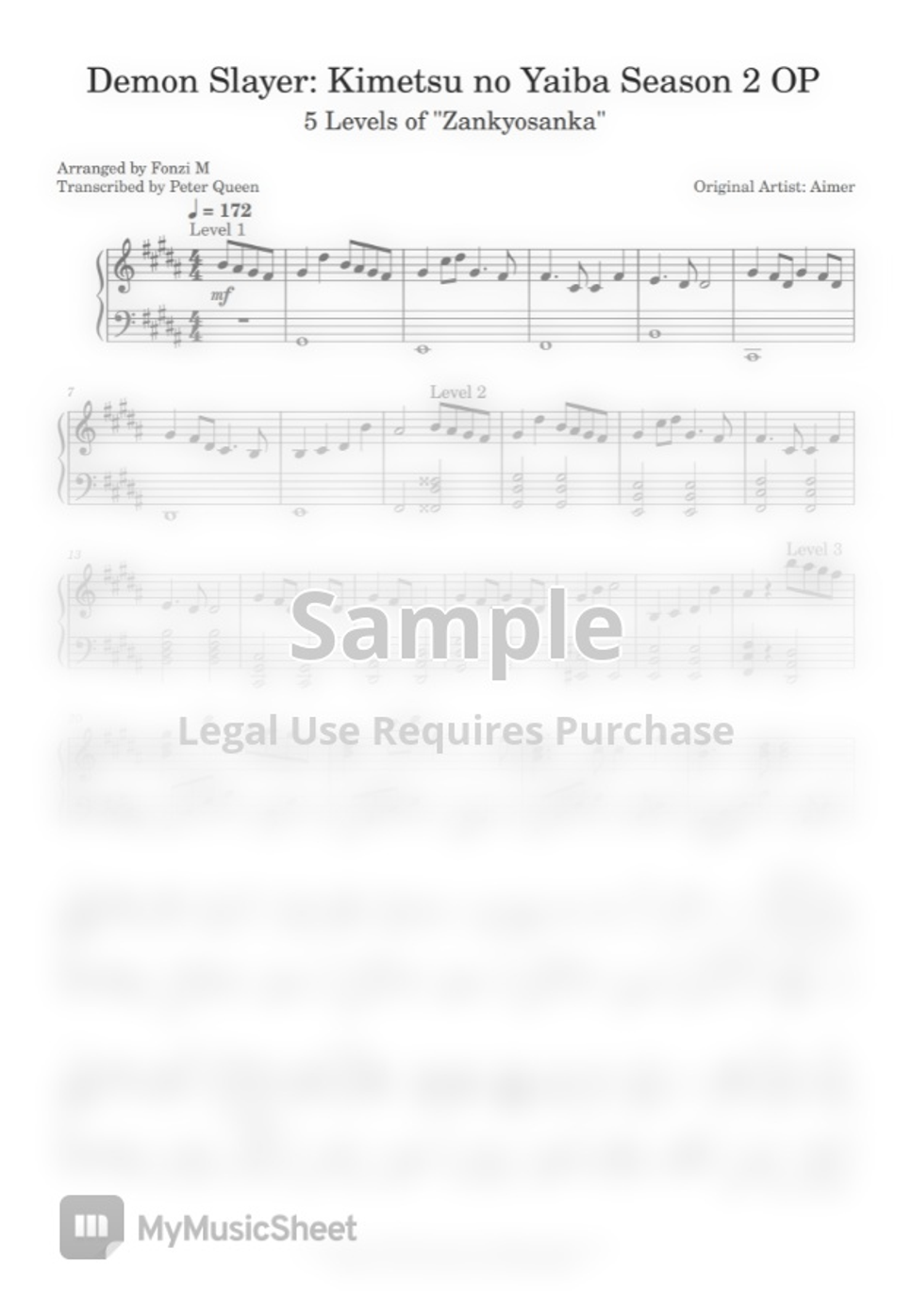 Aimer - Demon Slayer: Kimetsu no Yaiba Season 2 OP - 5 Levels of ...