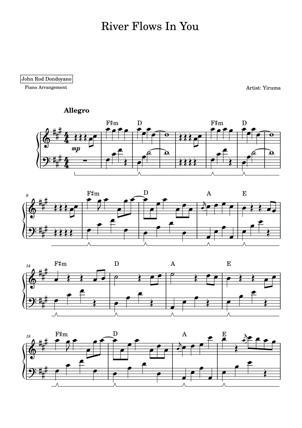 Y - RFIY by John Rod Dondoyano Lembar Musik