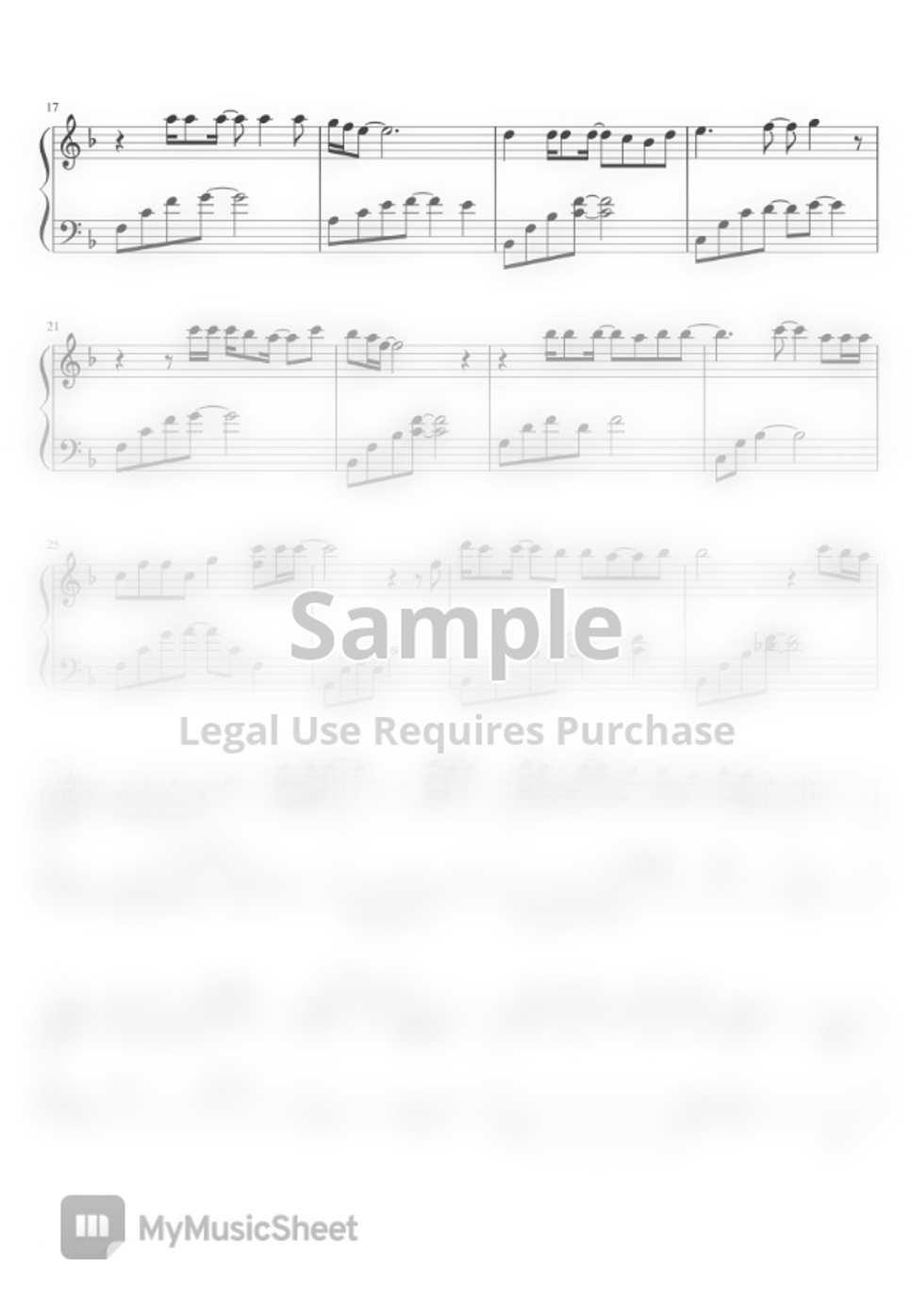 Kwon Jin Ah Lonely Night Piano Sheet 樂譜