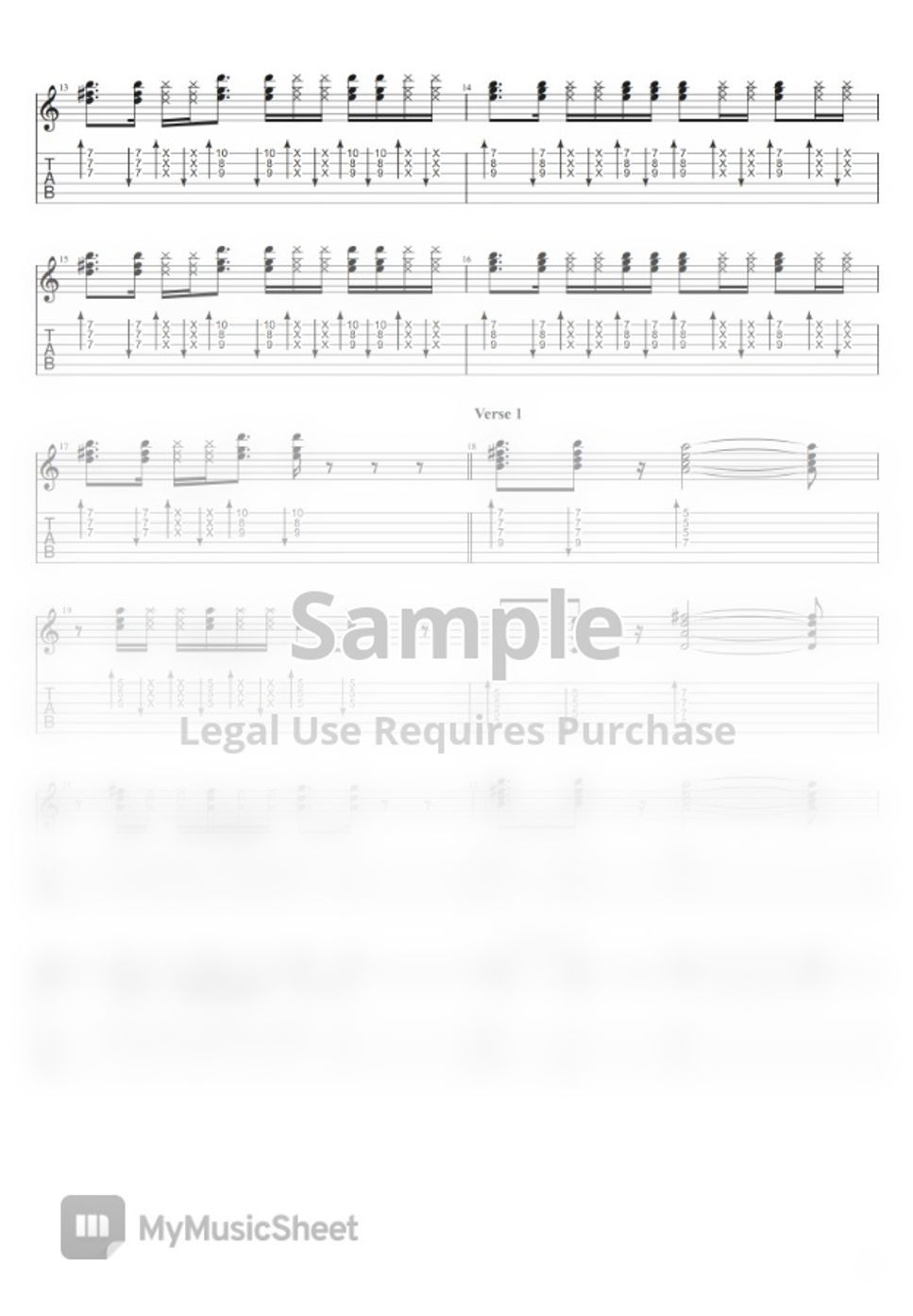 tripleS - Generation by Rob Ethereal Tab + lembaran musik pertama Lembar Musik