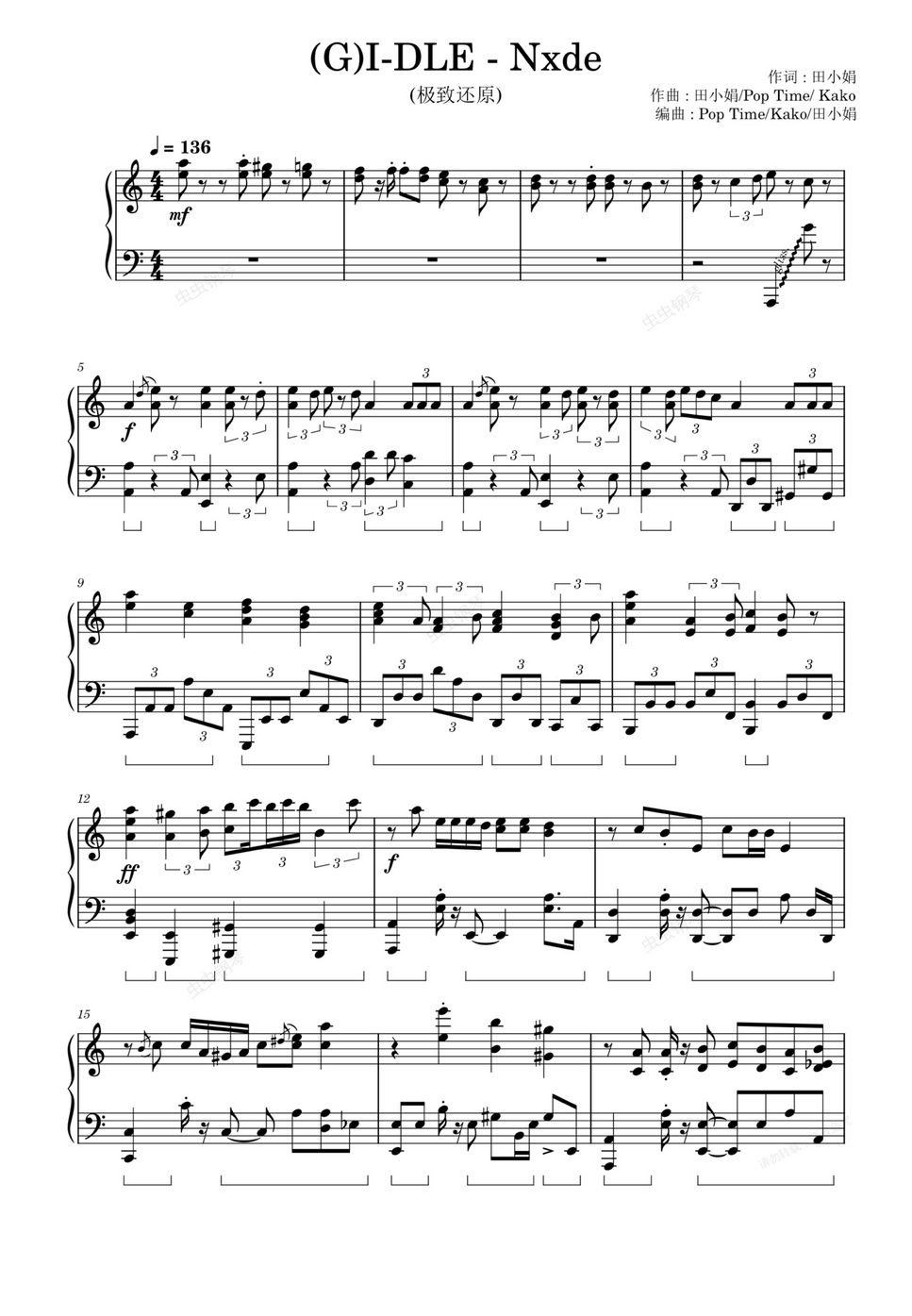 (G)I-DLE - (G)I-DLE NXDE by wyn Sheet