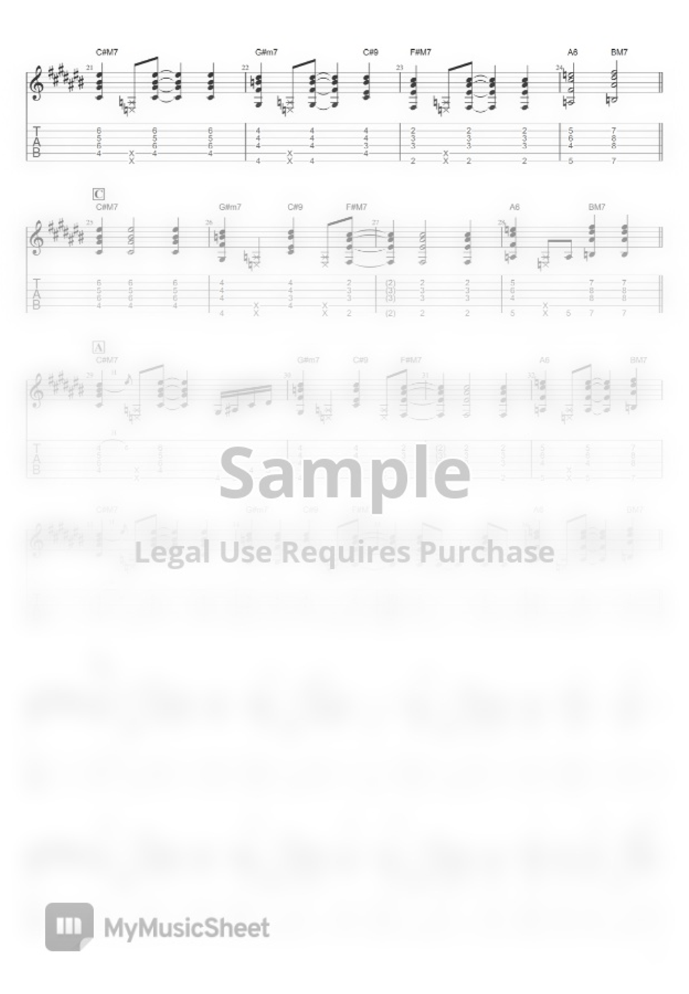 H.R.E (feat. Daniel Caesar) - BEST PART (Sung Lee VER.) by 앙스타네 Partitura