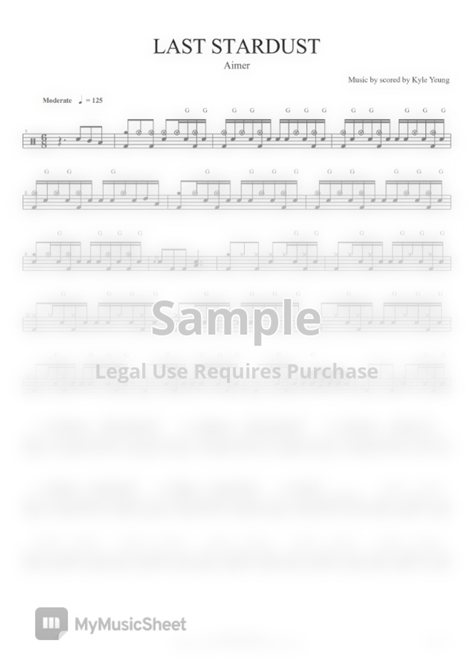 Aimer - LAST STARDUST by kyle yeung Hoja