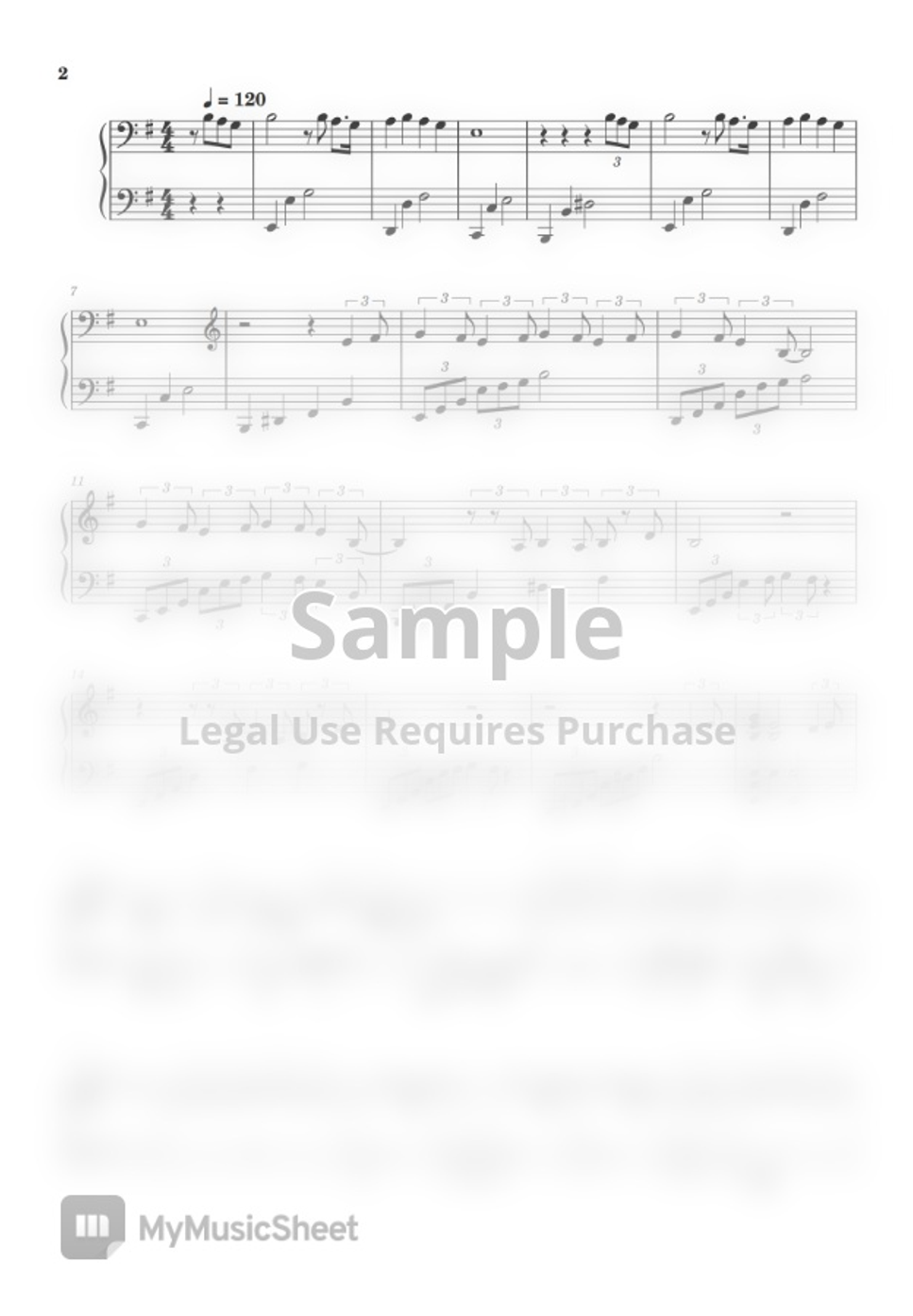 Stray kids - Red lights 楽譜 by ChooPiano