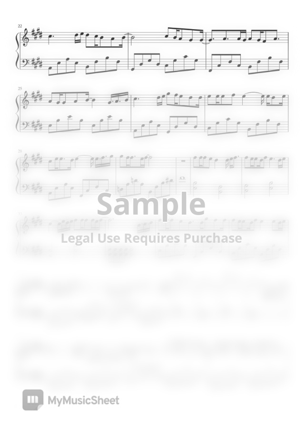 BAEKHYUN(EXO), DOYOUNG(NCT) - Doll (Rewind : Blossom 녹음 비하인드) by Piano Twist نوتة