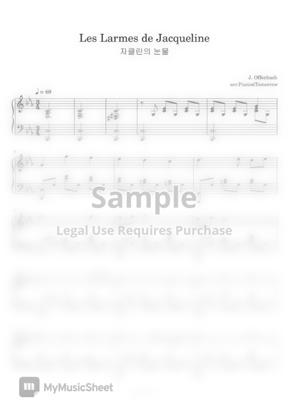 J .Offenbach - Jacquline's Tears / Les Larmes de Jacqueline by ...