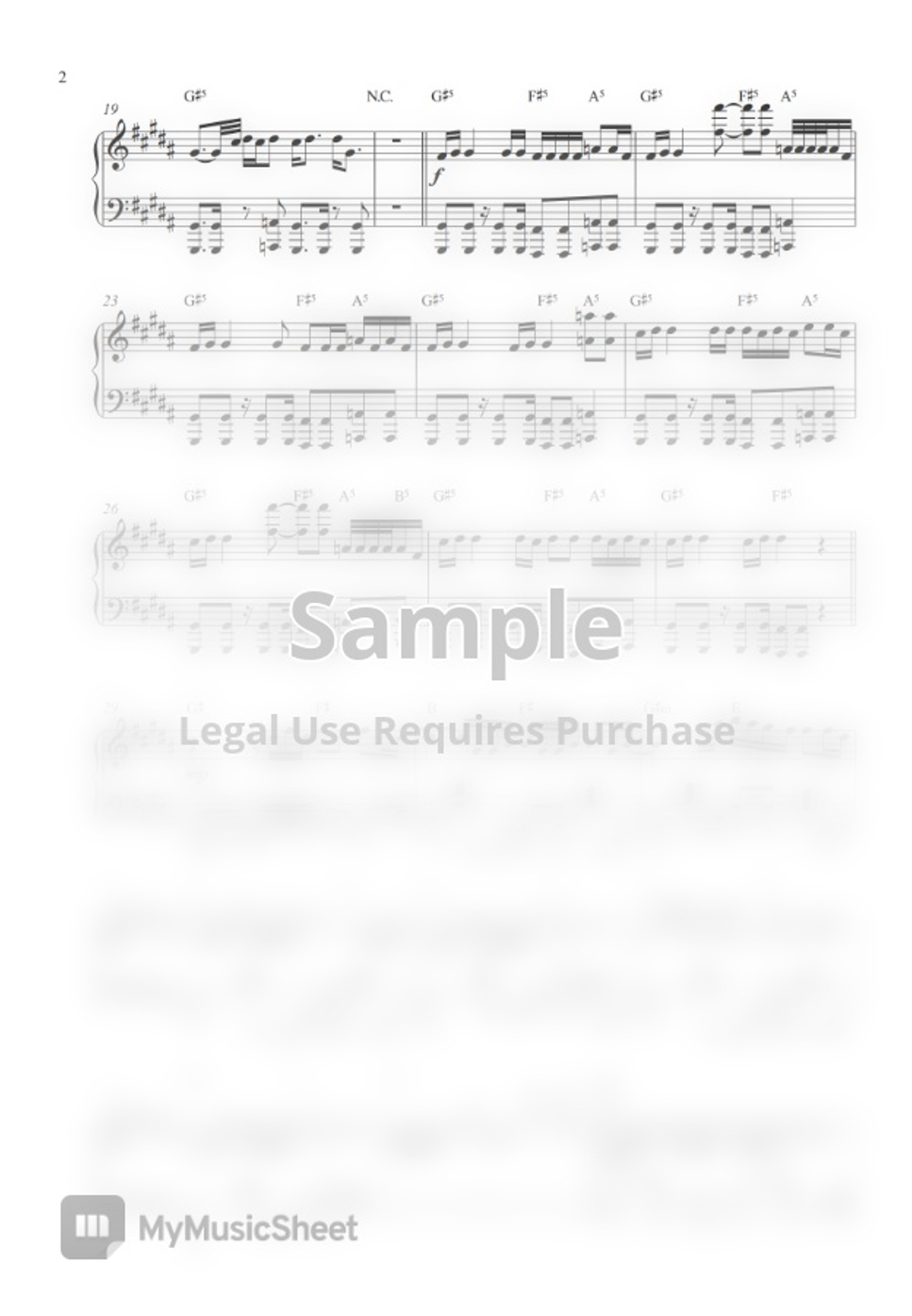 Stray Kids - MANIAC (Piano Sheet) Nuty by Pianella Piano