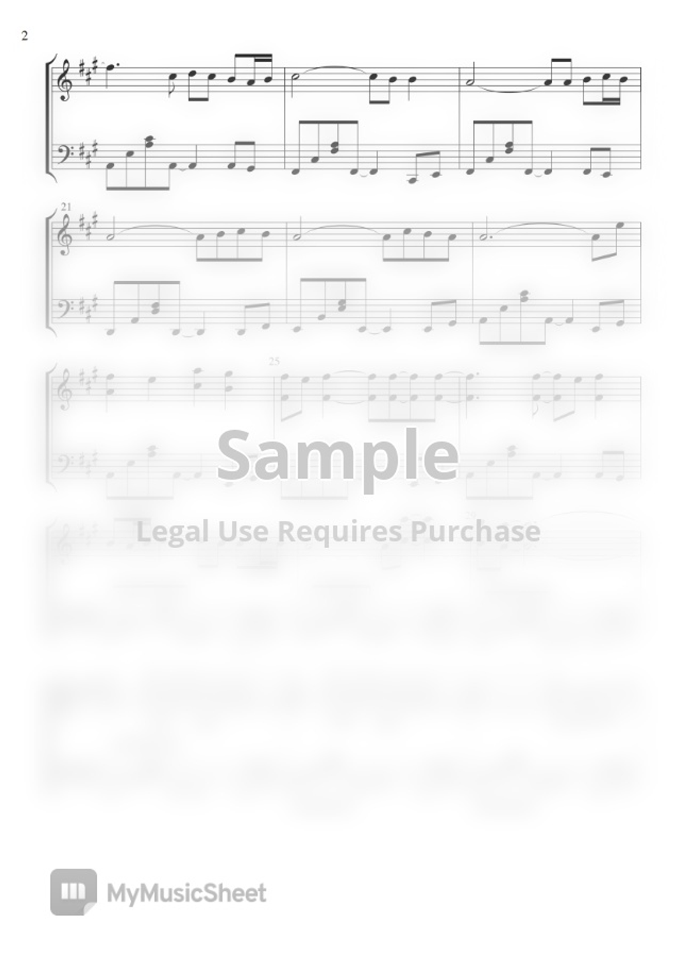 Ben E. King - Stand By Me by Piano Go Life 악보