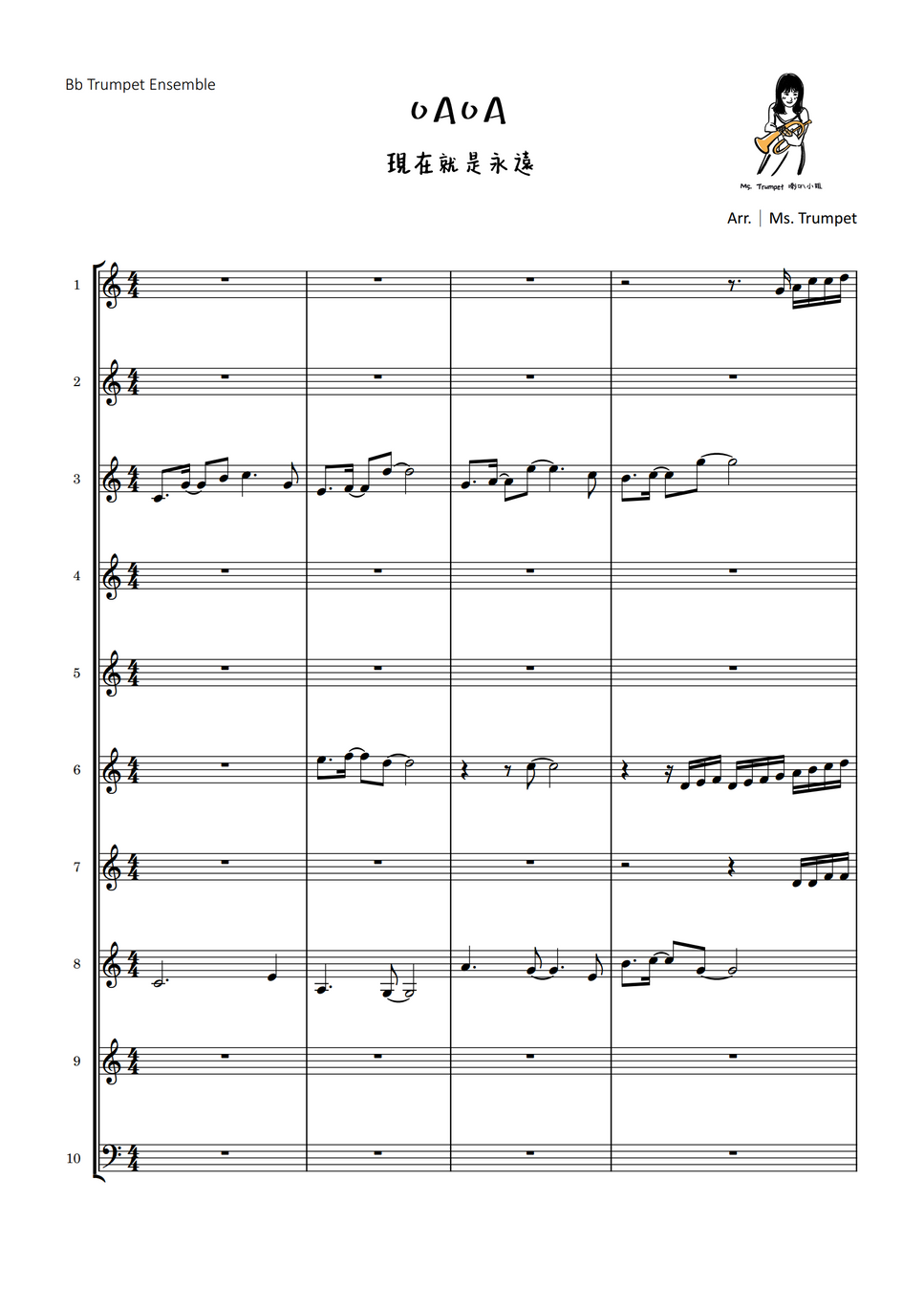 五月天 - 【 OAOA -現在就是永遠】 Sheet