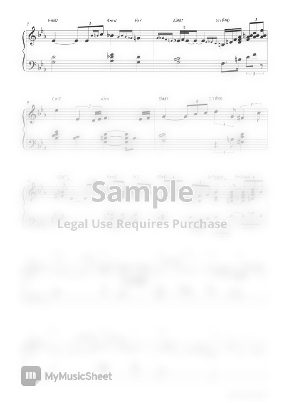 Kenny Barron - The Christmas Song by 상상피아노 Sheet