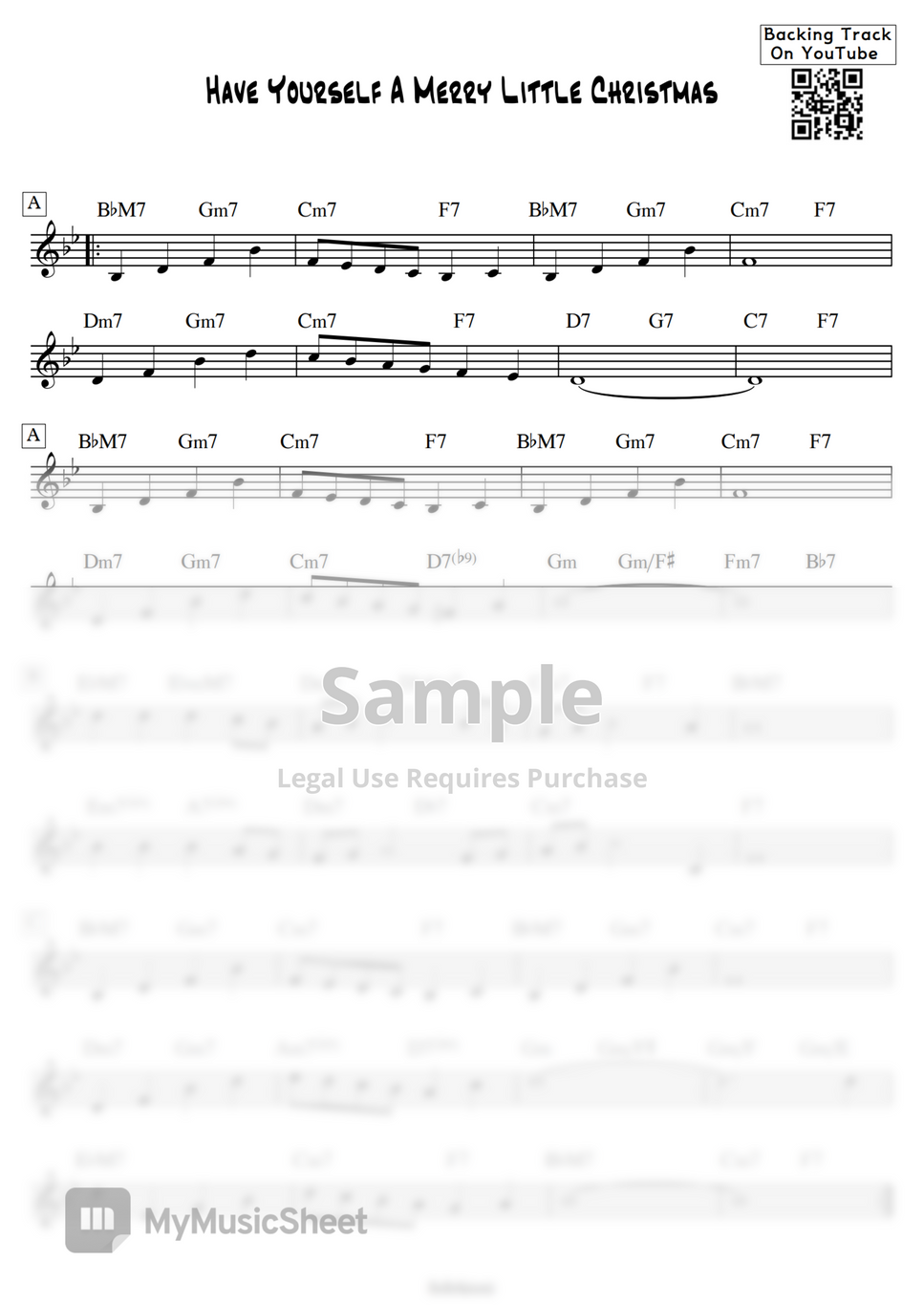 Hugh Martin - Have Yourself A Merry Little Christmas / Jazz Backing ...