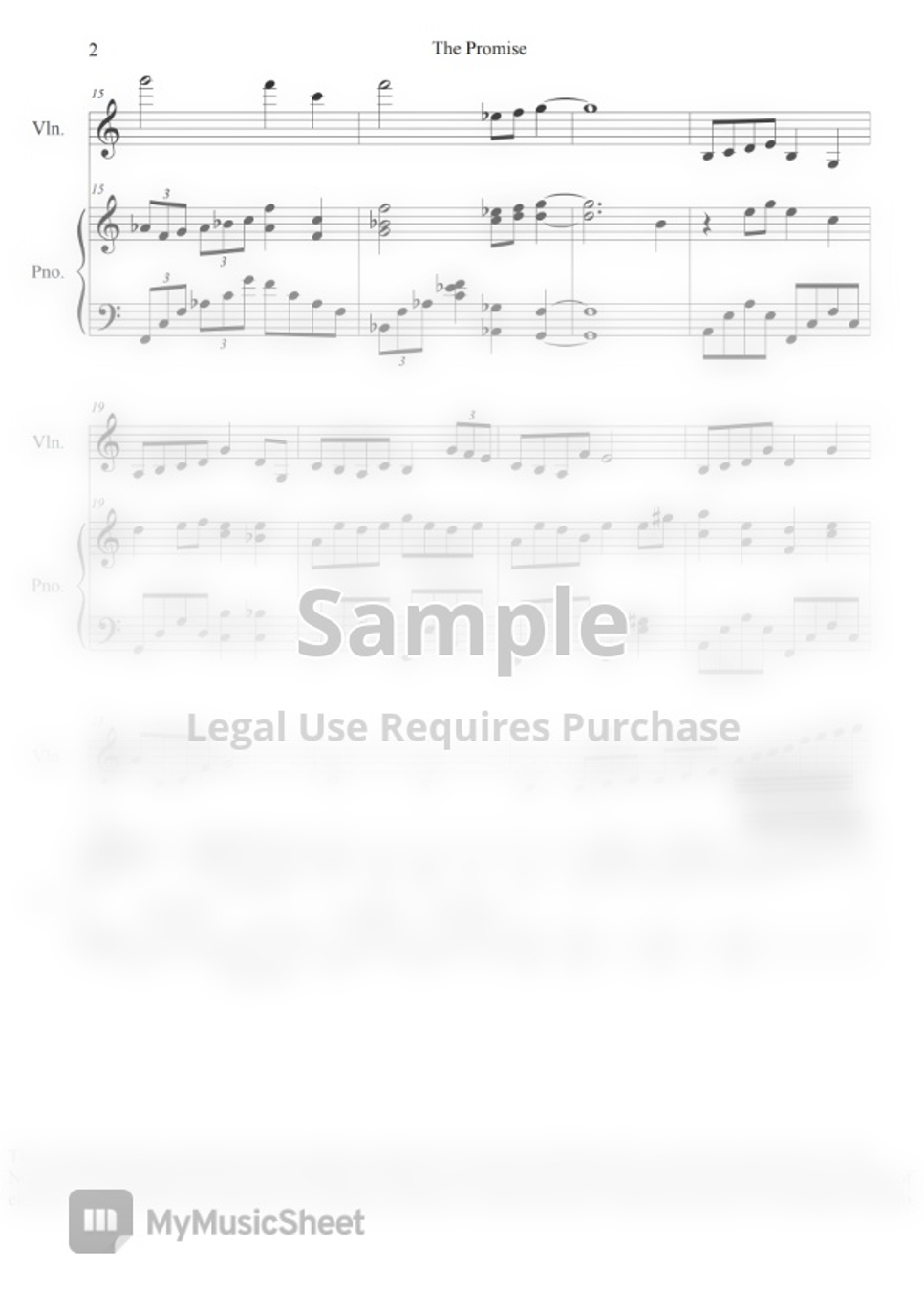 Masahi Hamauzu 浜渦 正志 - The Promise | Chikai (誓い) | Final Fantasy XIII (Violin and Piano) by ...