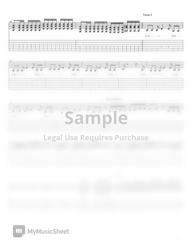 Fall Out Boy - Dance Dance by Munk Sheet Music