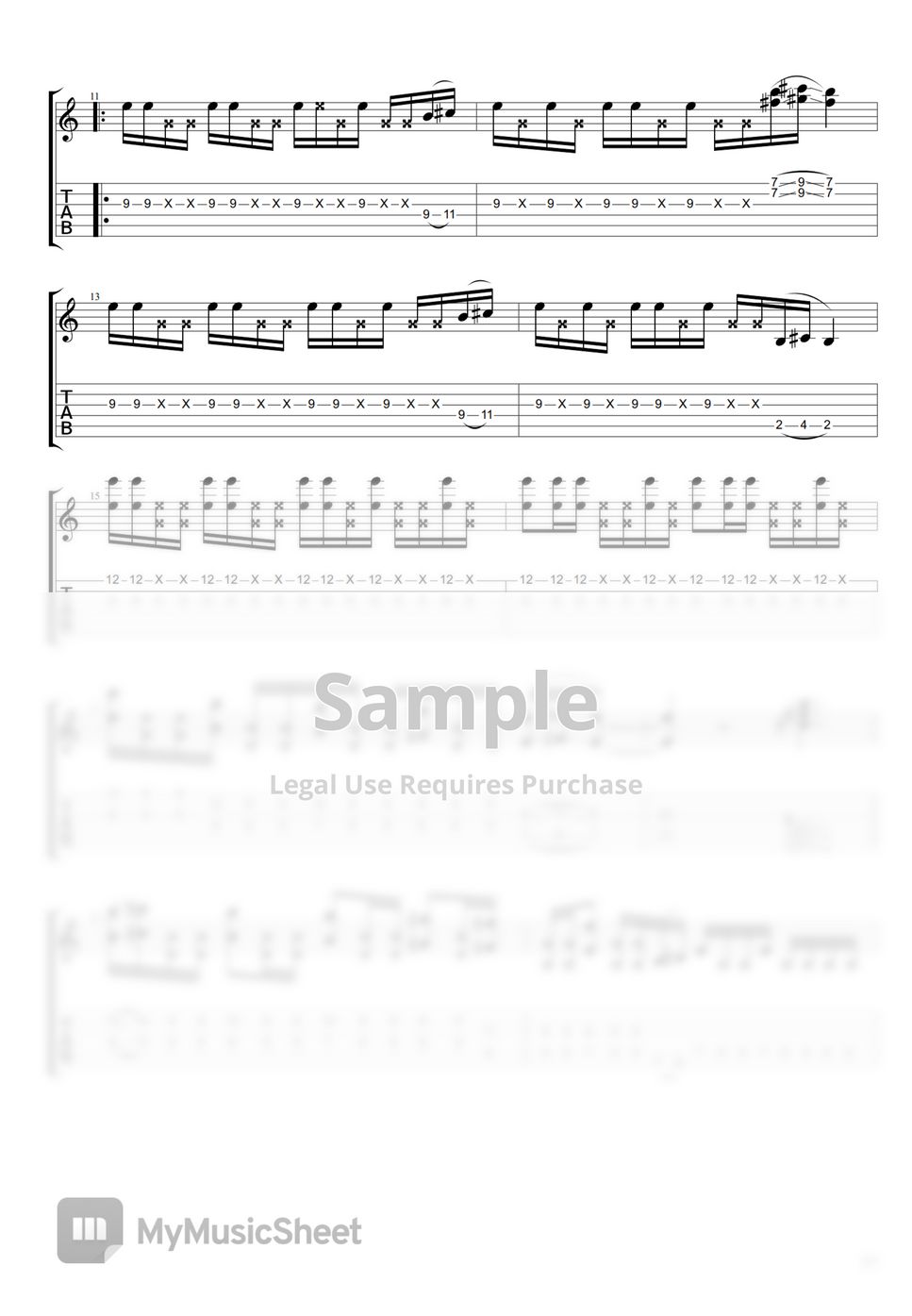 Bts 방탄소년단 Dynamite 다이너마이트 Tab 1staff By 모르크스 Guitar Coverer