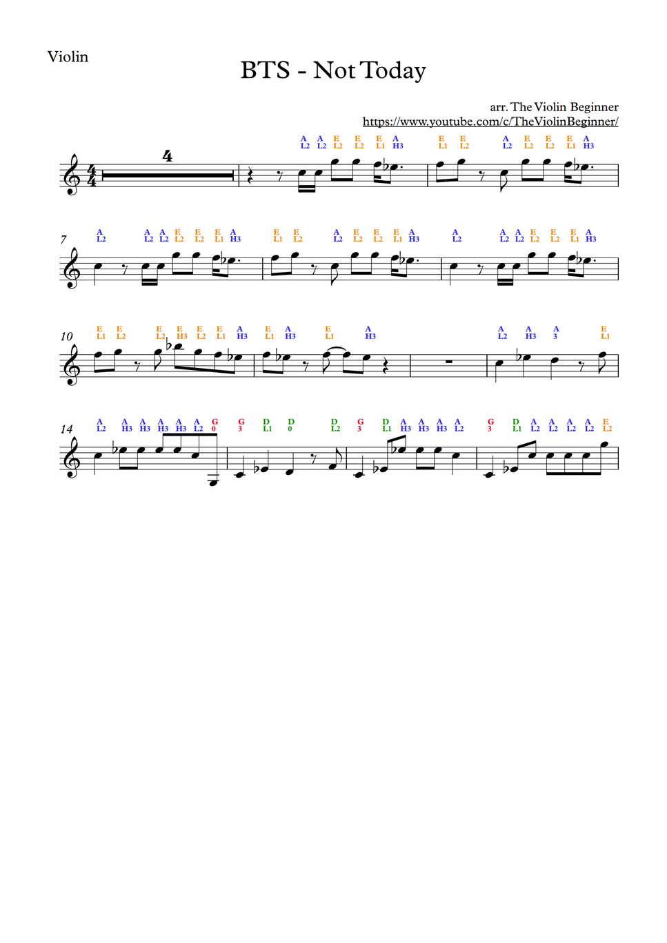 BTS - Not Today Nuty