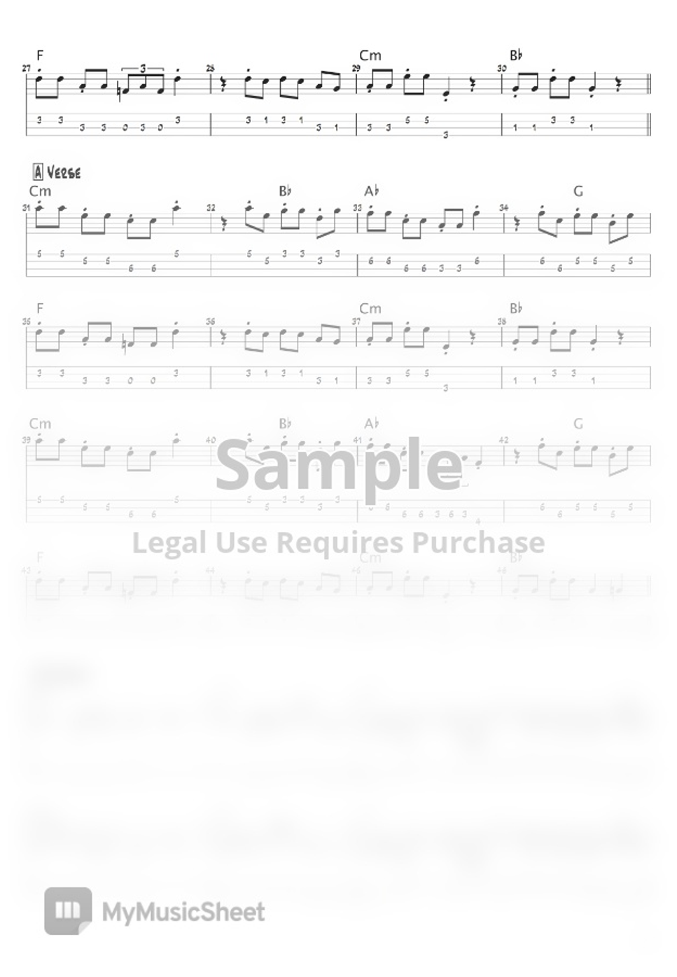 Stevie Wonder - Master Blaster (Jammin) by Massimiliano Gentilini Sheet