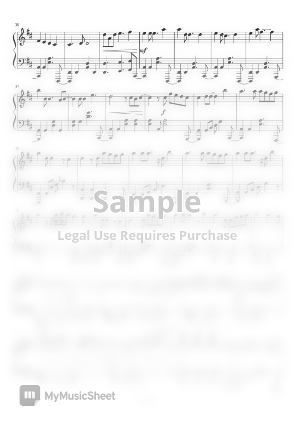 GUNDAM UC - Ryusei no Namida by harmony piano 樂譜