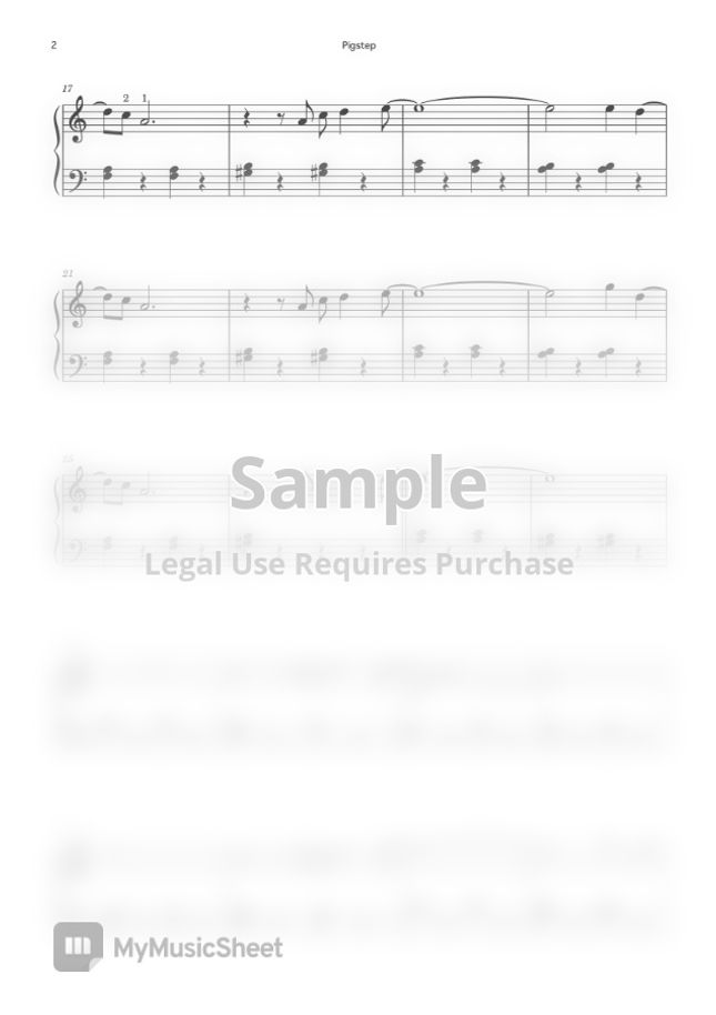 Minecraft - Pigstep by Aldora Davita Sheet Music