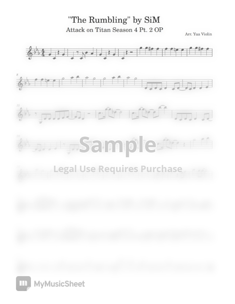 Attack on Titan - The Rumbling - SiM - ATTACK ON TITAN SEASON 4 OP (TV ...