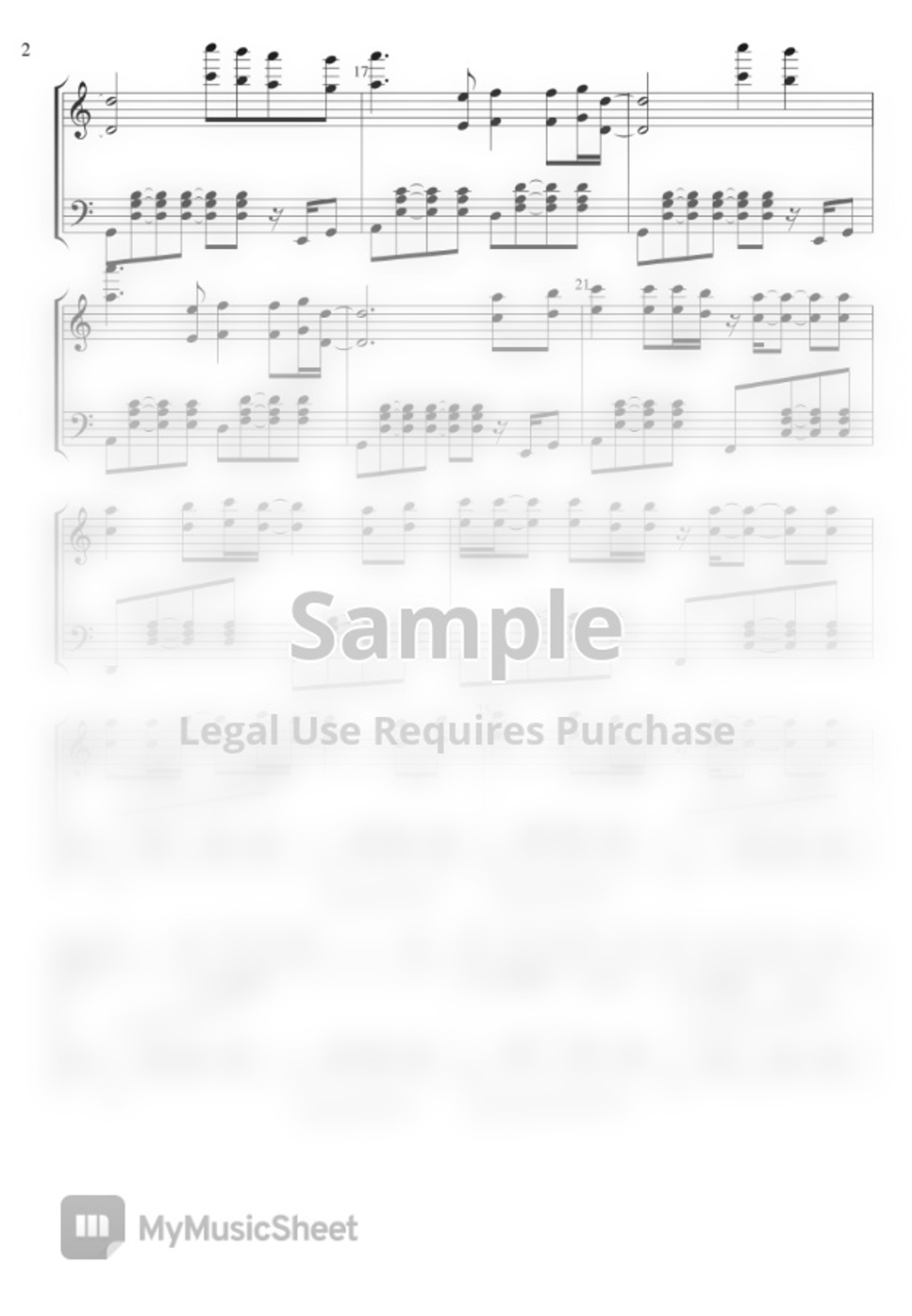 OPUS - Live Is Life by Piano Go Life Partitura