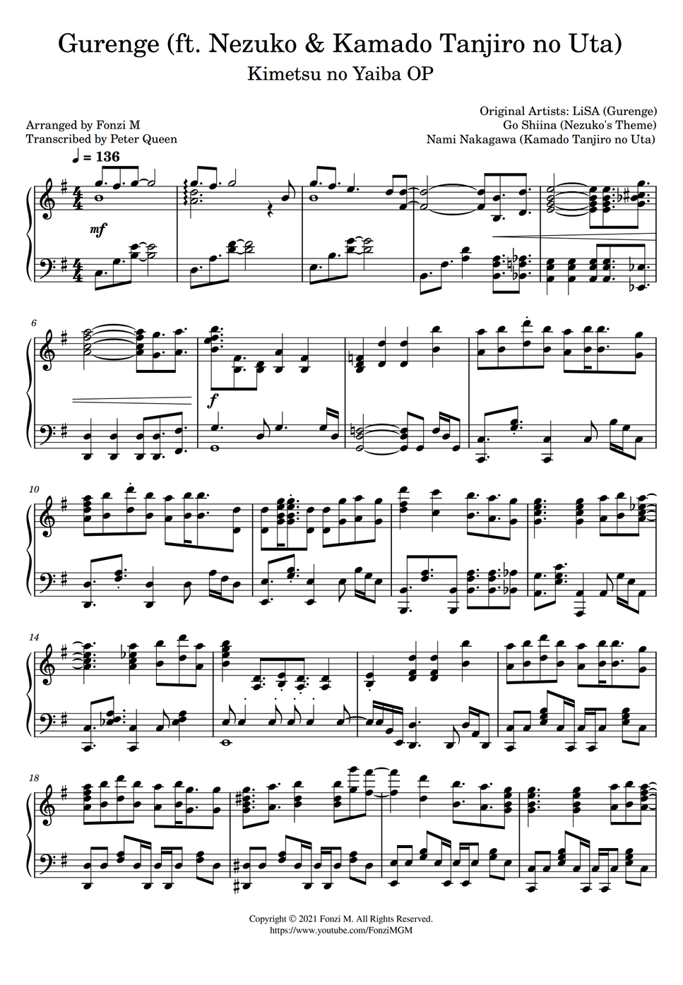 LiSA, Go Shiina & Nami Nakagawa - Demon Slayer: Kimetsu no Yaiba OP Medley - "Gurenge" (ft ...