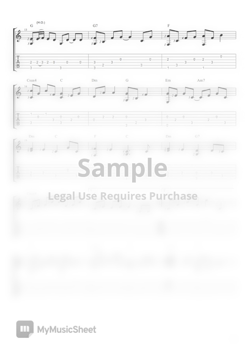 쉬운기타타브악보 작은 불꽃하나가 Ccm 찬양 Tab By Daniel K