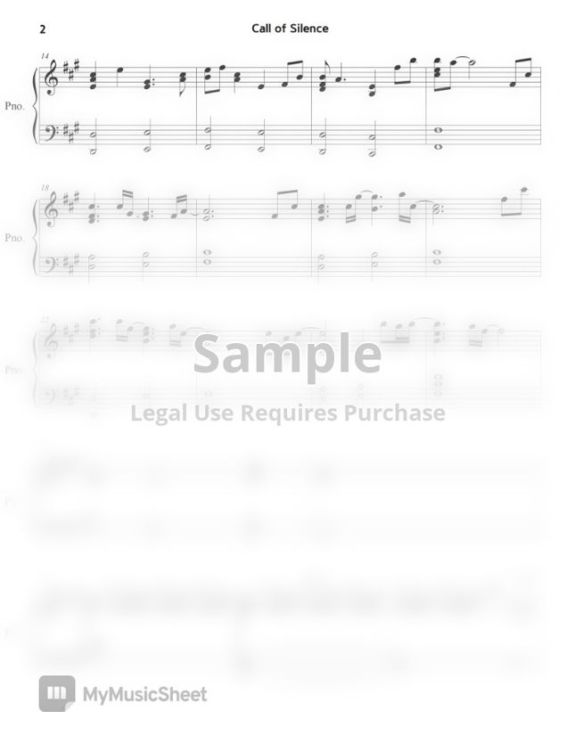 Attack on Titan (Ymir theme) - Call of Silence (cozy ver.) by ifyoulikeme Sheet