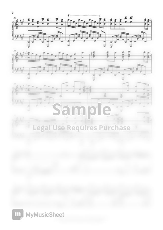 Hiroyuki Sawano feat. Gemie - Attack on Titan Season 2 OST - "Call of Silence" by Fonzi M Sheet ...