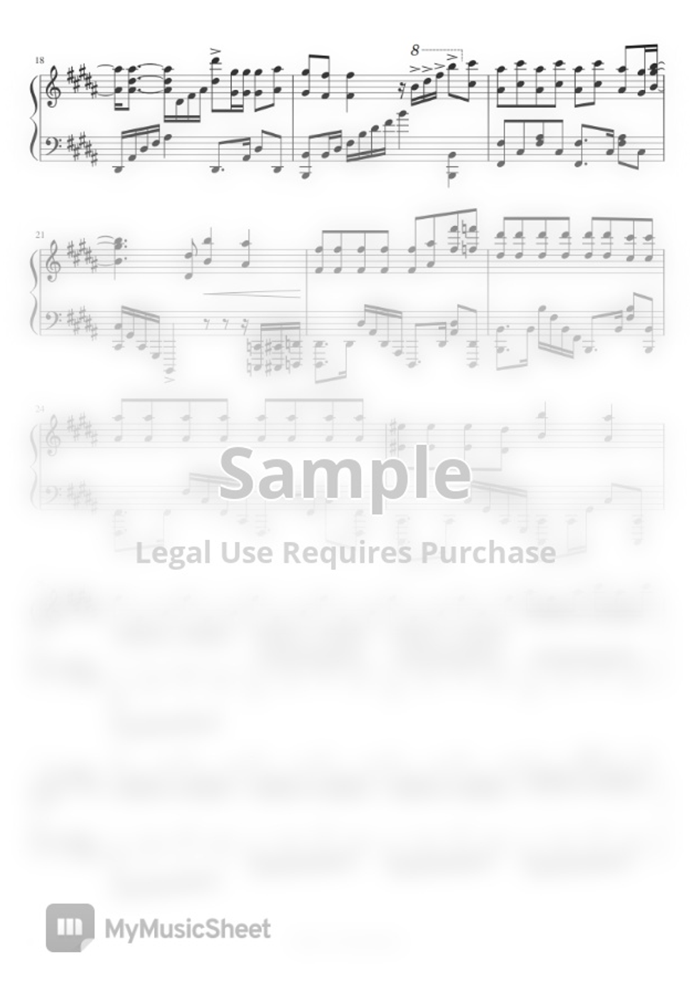 Alan Walker - Faded｜瘋狂鋼琴版 Lembar Musik by Nicepianosheet