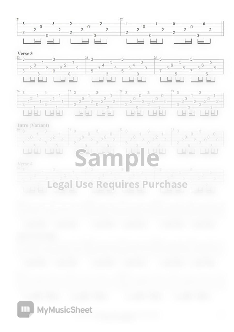 The Beatles - Julia by Goliath Guitar Tutorials Sheet