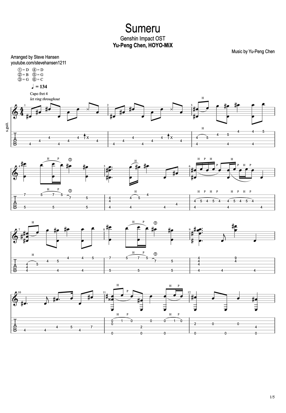 Yu-Peng Chen, HOYO-MiX - Sumeru Theme - Genshin Impact 3.0 OST by Steve ...