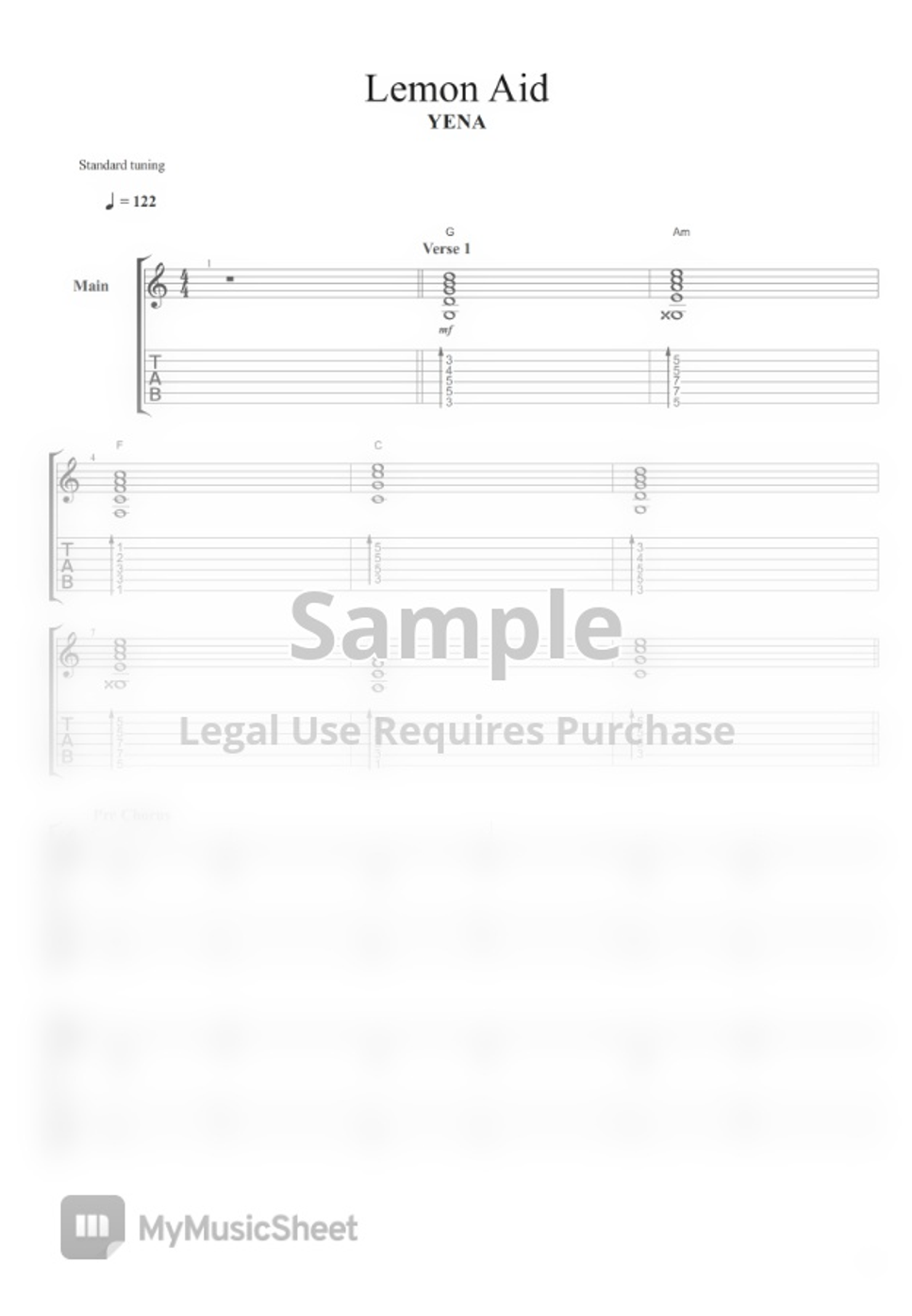 YENA - Lemon-Aid TAB by Rob Ethereal