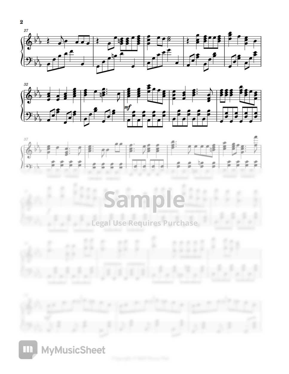 Keina Suda - Veil (Fire Force: Enen no Shouboutai) by Bryan Pak Sheet