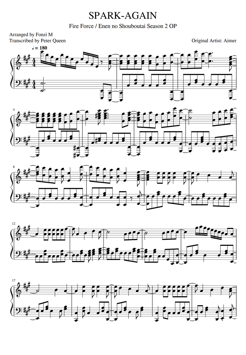 Aimer - Fire Force / Enen no Shouboutai Season 2 OP - "SPARK-AGAIN" by ...