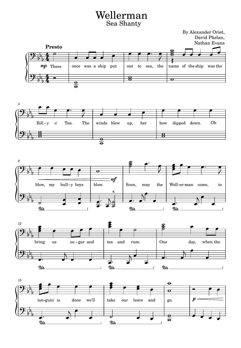 Alexander Oriet, David Phelan, Nathan Evans - Wellerman ((Sea Shanty ...