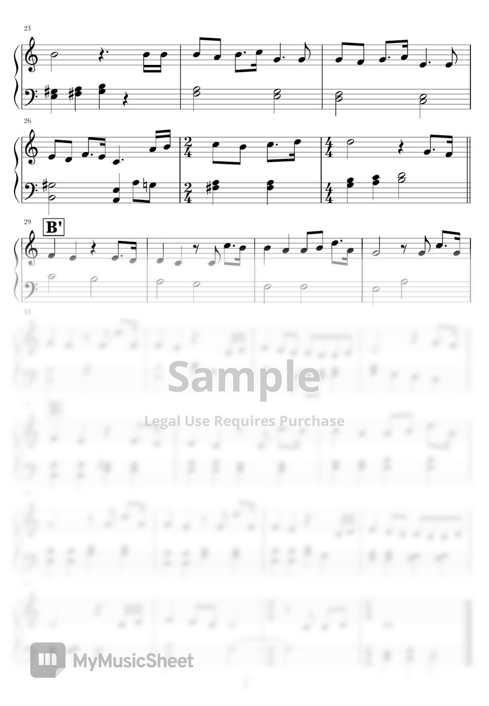 竹内まりや - いのちの歌 Sheet by Eri Nagayama