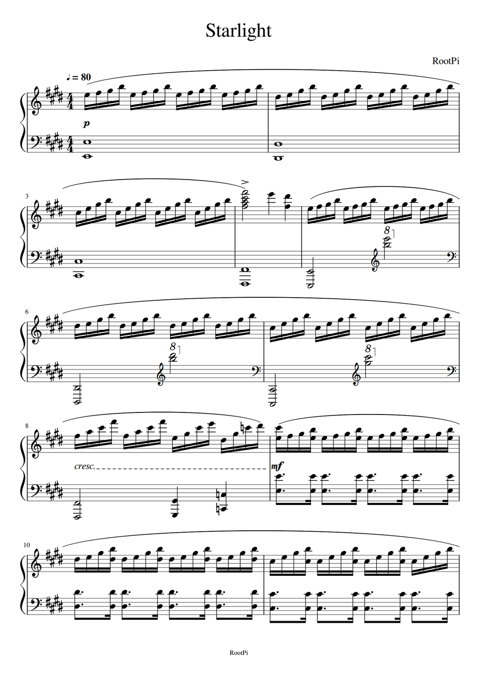 RootPi - Starlight Sheet