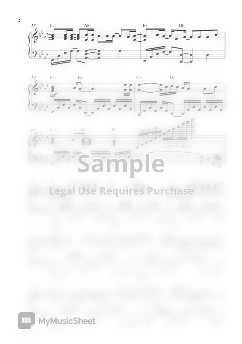 Adele - Hello (Piano Sheet) by Pianella Piano Sheet