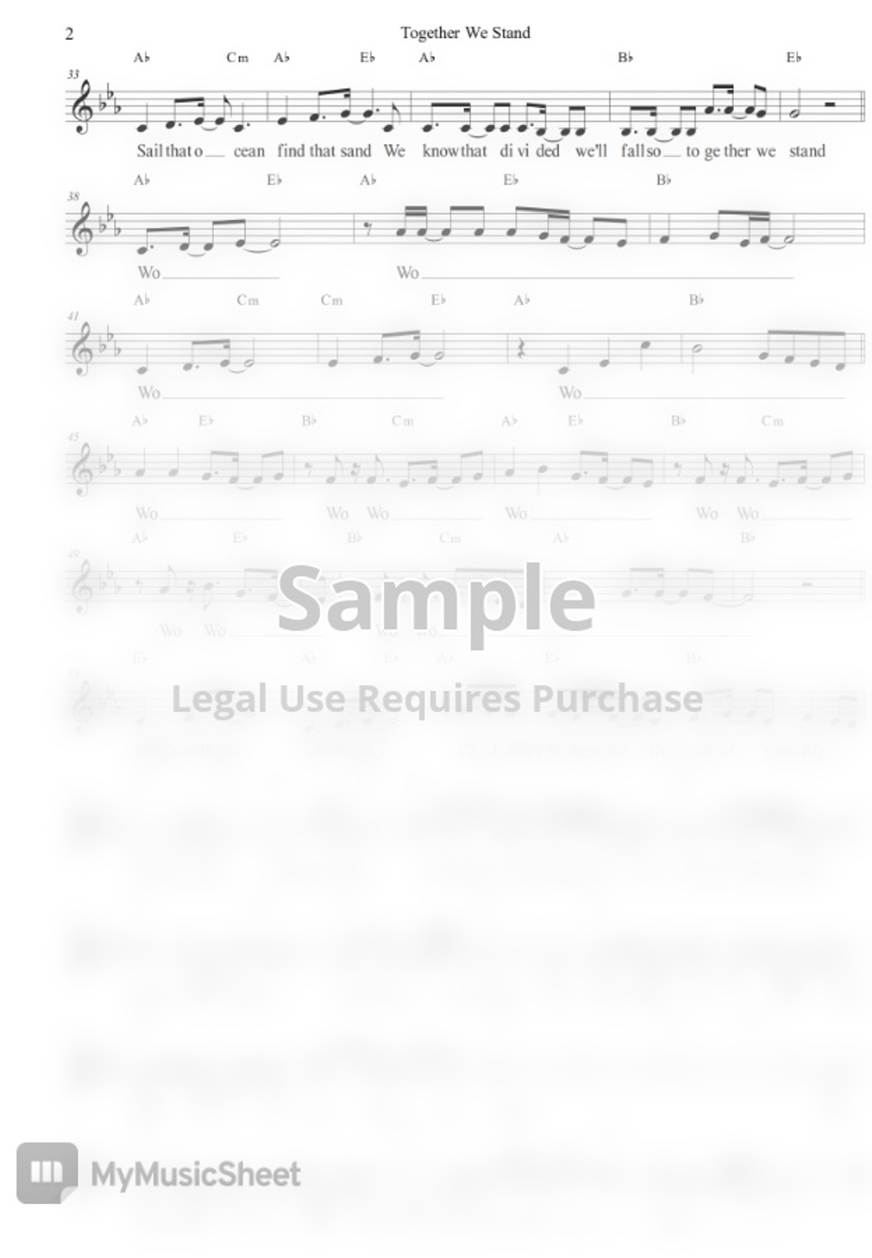 애니 The Boss Baby 2 - Together We Stand by TaeHyun Taylor Lee Sheet