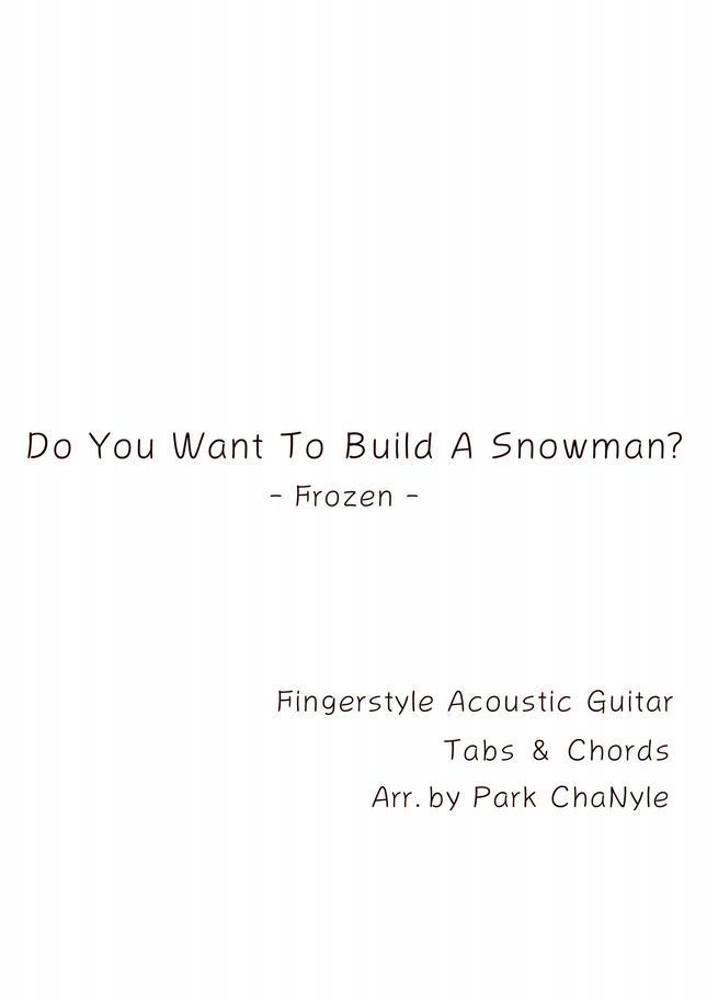 Do You Want To Build A Snowman? - Do You Want To Build A Snowman ...