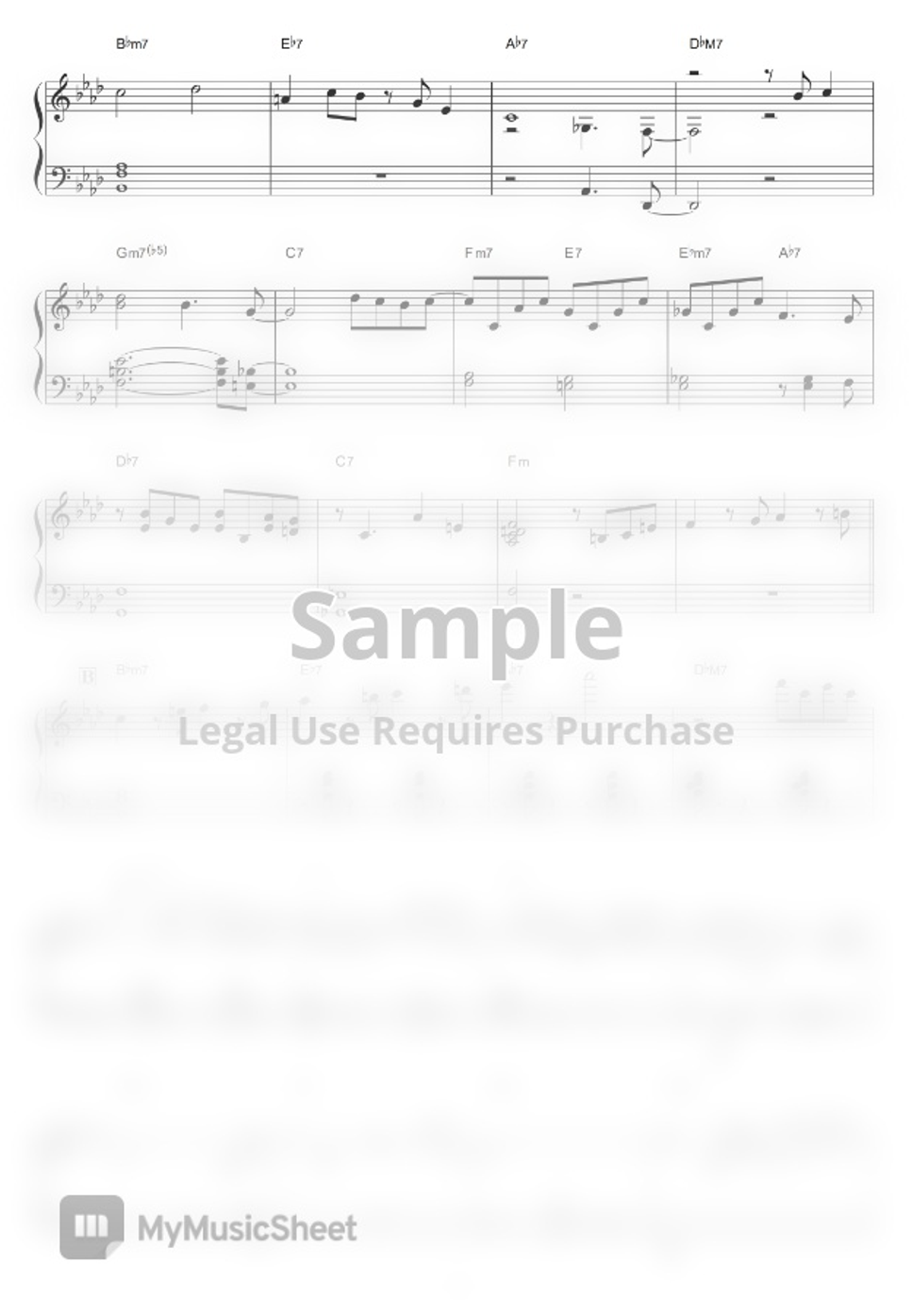 Eddie Higgins Trio - Autumn Leaves 樂譜 by piano*score