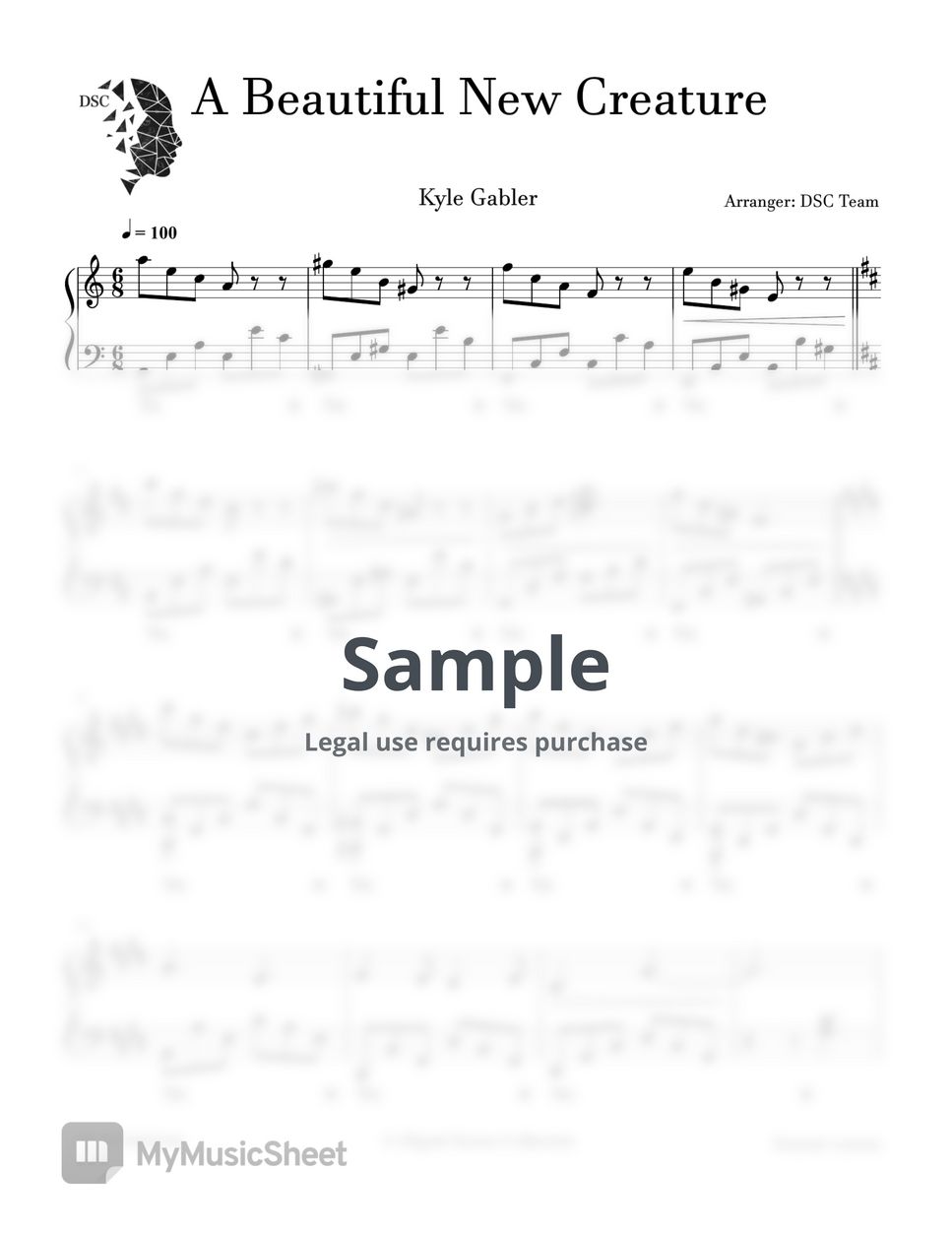 Kyle Gabler - A Beautiful New Creature (World of Goo 2 OST) Lembar ...