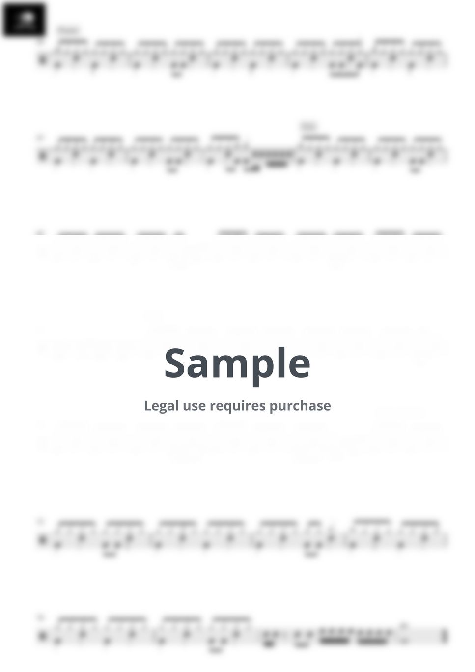 Tina Turner - The Bes Sheet Music by Drum Sheet MX