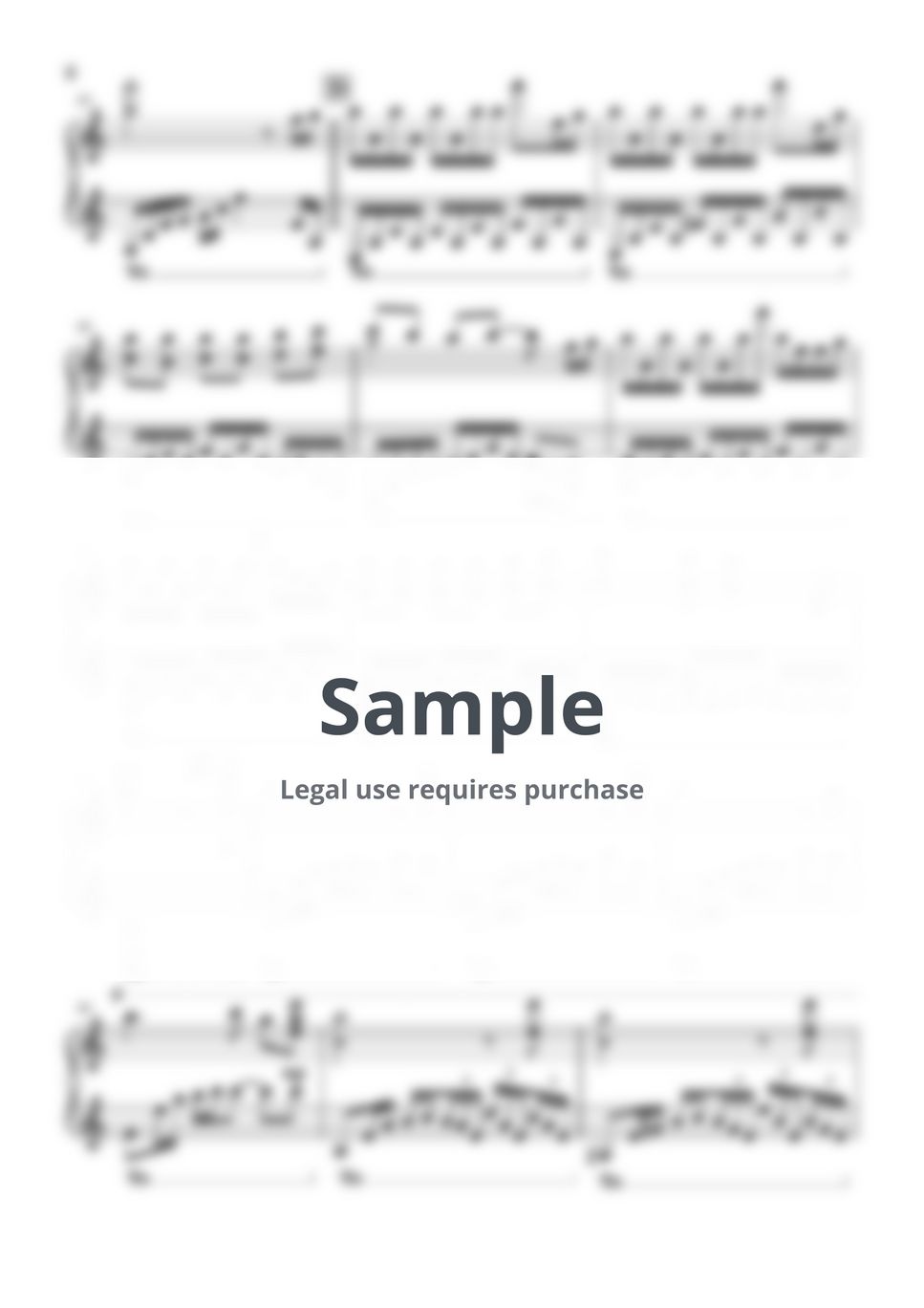 牛尾 憲輔 - Ep7 To a Kinder World OST(love theme) (DAN DA DAN/Advanced) 악보 ...