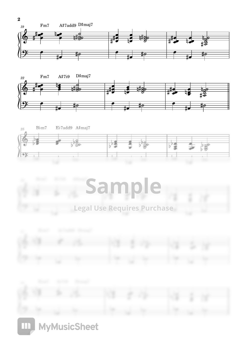 Juan Kim - Tension note practice (12 key) Sheet Music by Juan Kim