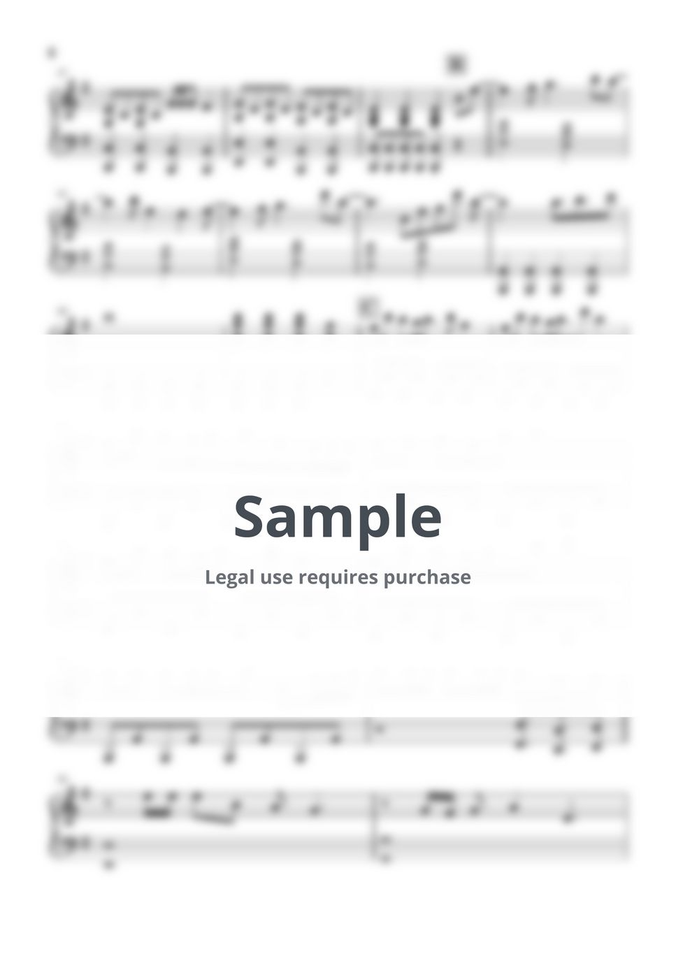 Harumaki Gohan - Empurple / エンパープル Sheet Music by LunaPiano